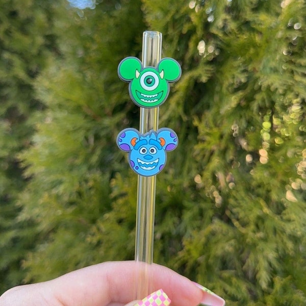 Monster Inc Straw Toppers - Etsy