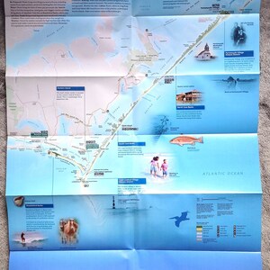 Official Guide Cape Lookout National Seashore NPS Map Brochure National ...