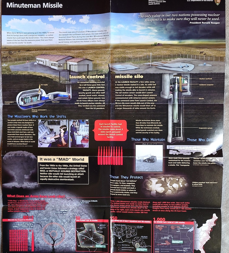 Minuteman Missile National Historic Site Official NPS Guide Map ...