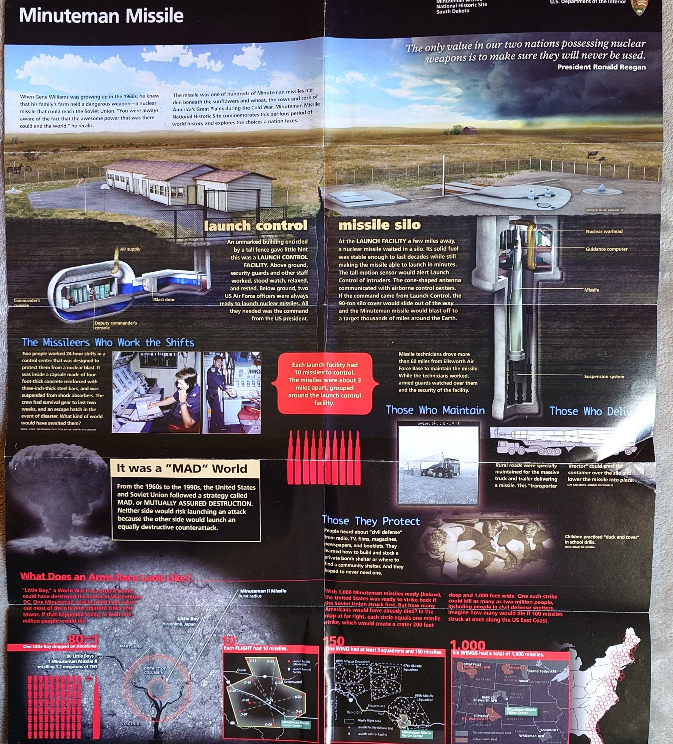 Minuteman Missile National Historic Site Official NPS Guide Map ...
