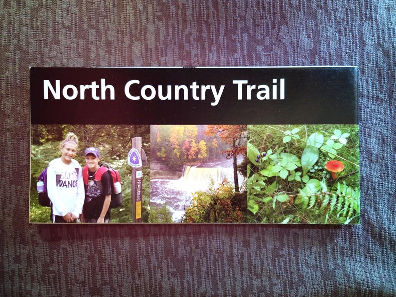 North Country National Scenic Trail Official NPS Guide Map Brochure ...