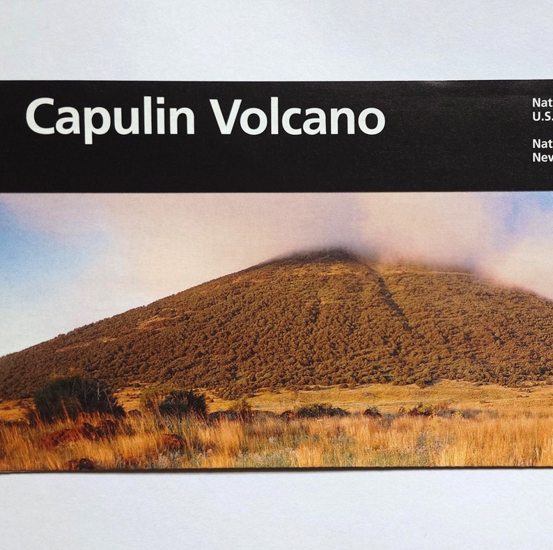 Official NPS Map Capulin Volcano National Monument Brochure National ...
