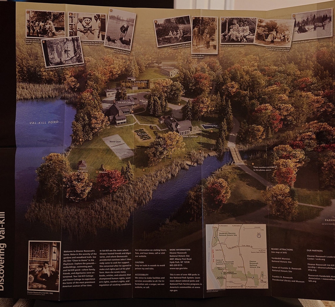 Eleanor Roosevelt National Historic Site Official NPS Map Guide ...