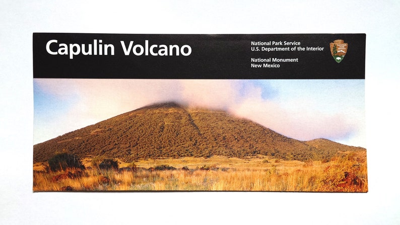 Official Guide Capulin Volcano National Monument NPS Map Brochure ...