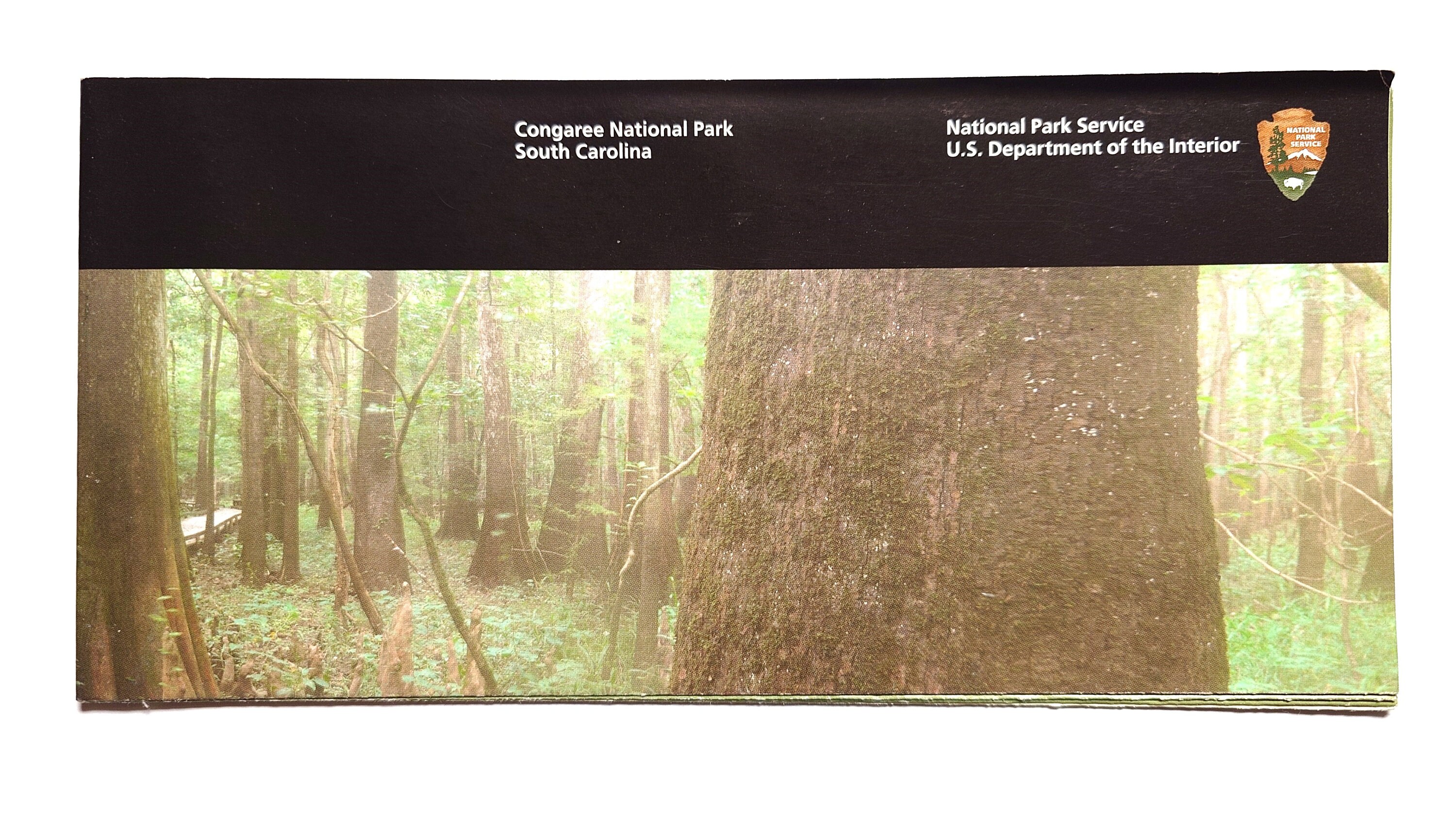 Official Guide Congaree National Park NPS Map Brochure National Parks ...