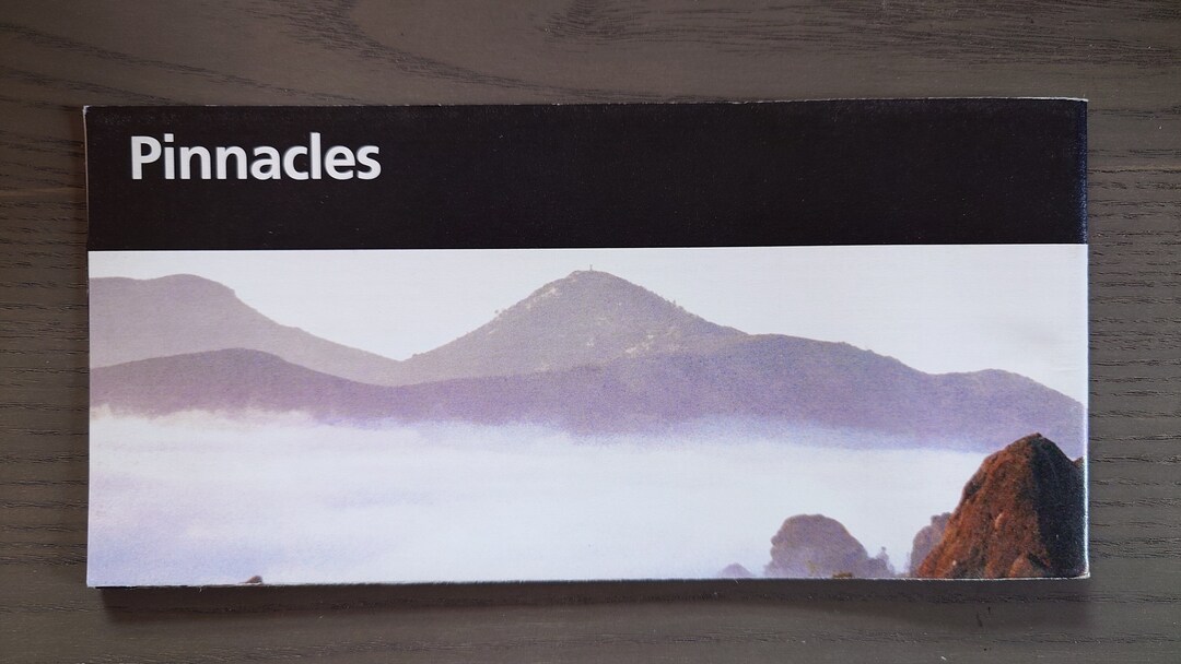 Pinnacles National Park Official NPS Map Guide Brochure National Parks ...