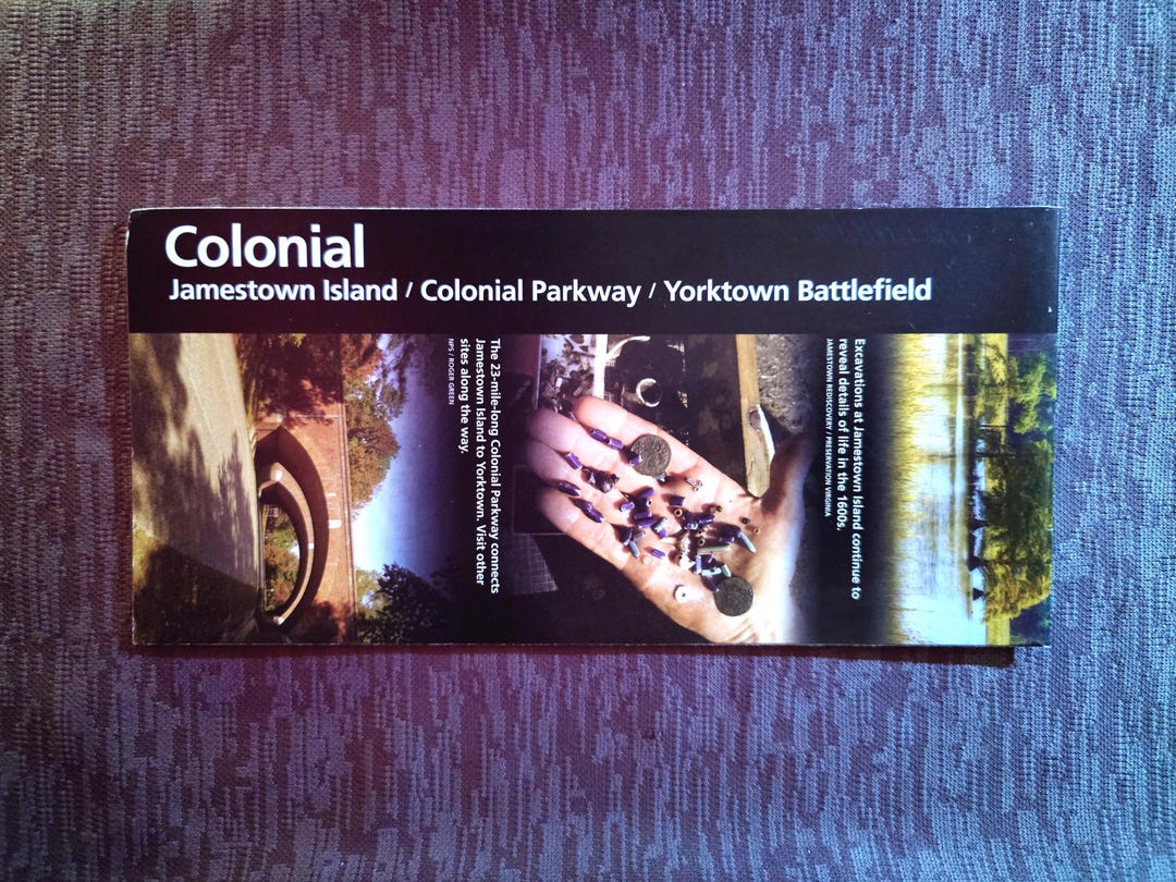 Colonial National Historical Park Official NPS Guide Map Brochure ...