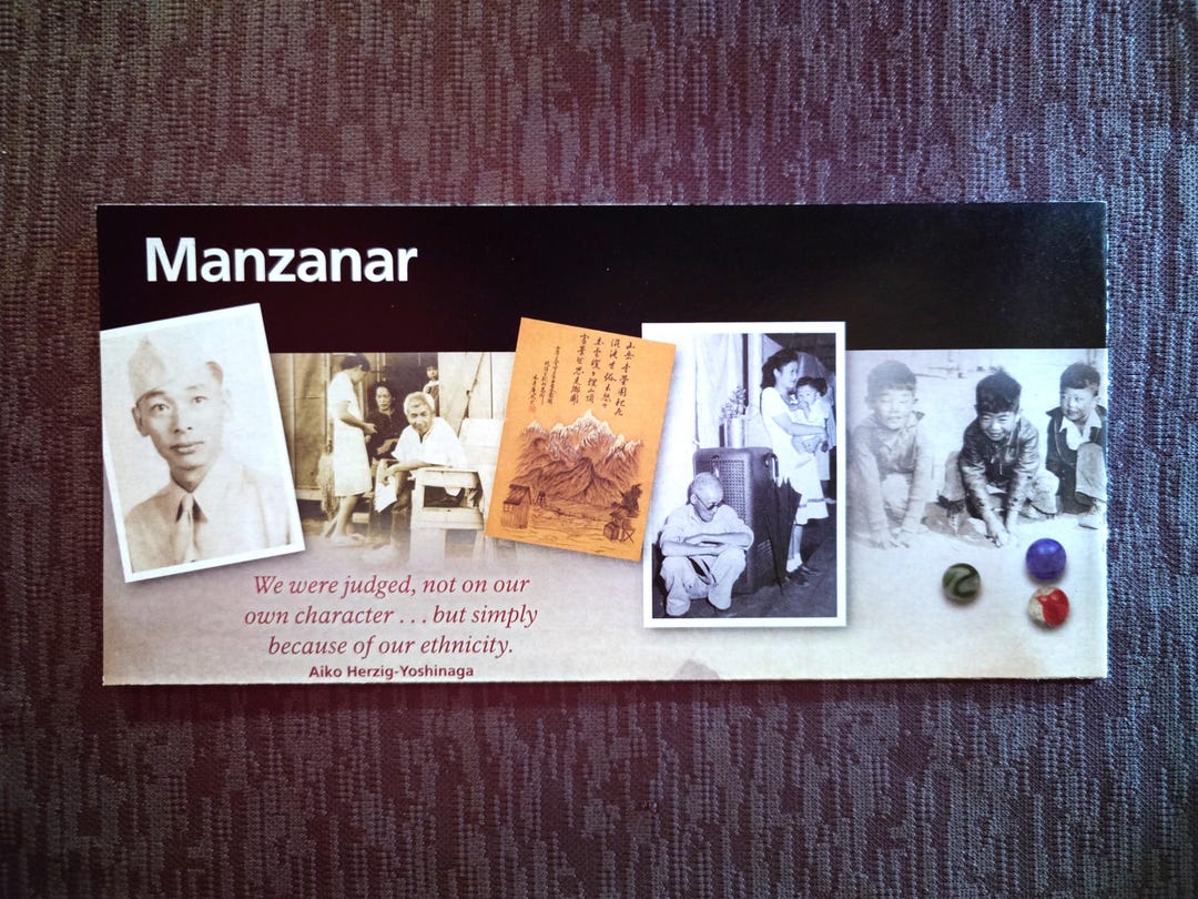 Manzanar National Historic Site Official NPS Guide Map Brochure ...