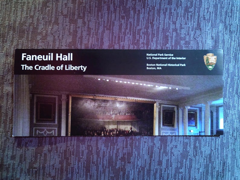 Boston National Historical Park Faneuil Hall Official NPS Guide Map ...