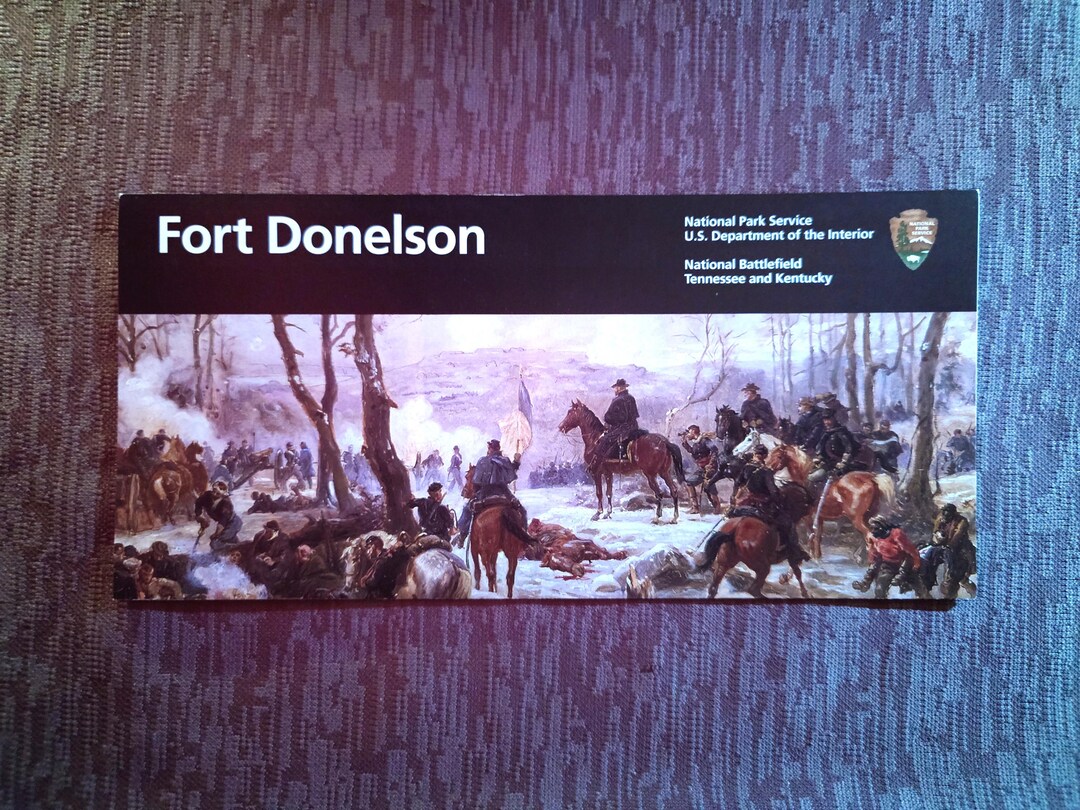 Fort Donelson National Battlefield Official NPS Guide Map Brochure ...