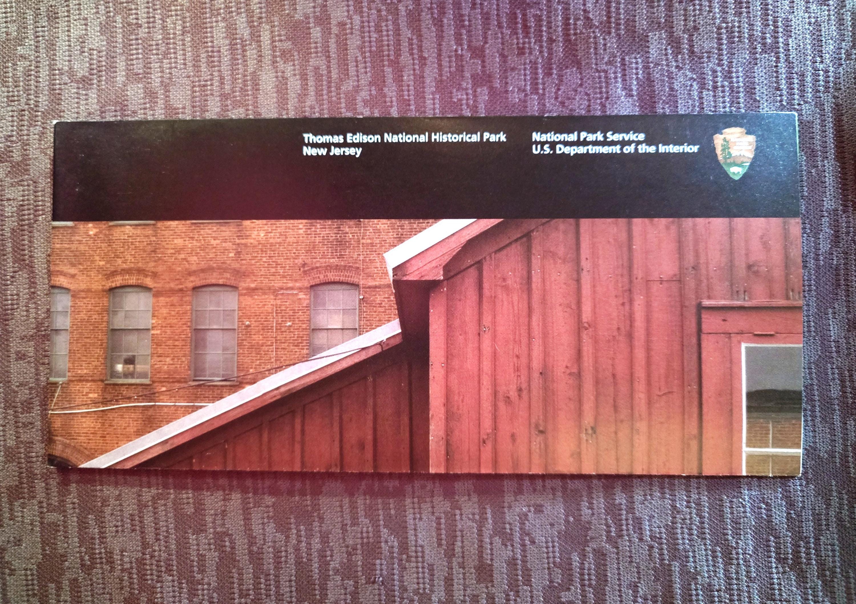 Thomas Edison National Historical Park Official NPS Guide Map Brochure ...