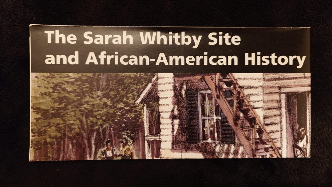 Sarah Whidby Site African American History Official NPS Guide Map ...