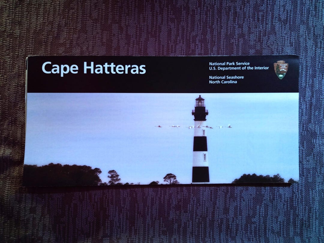 Cape Hatteras National Seashore Official NPS Guide Map Brochure ...