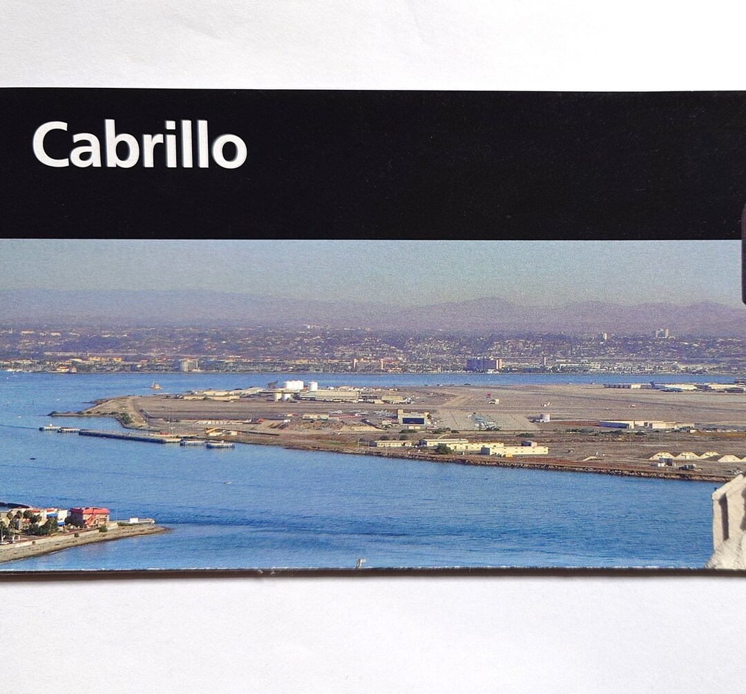 Official NPS Map Cabrillo National Monument Brochure National Parks ...
