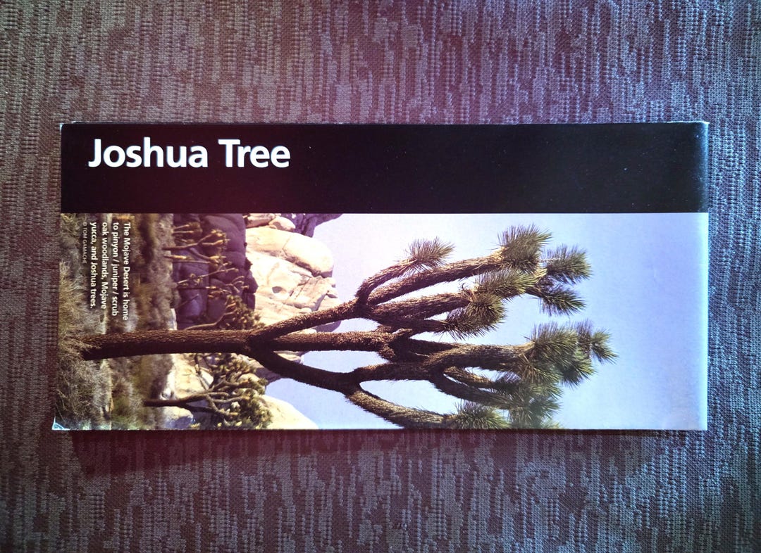 Joshua Tree National Park Official NPS Guide Map Brochure National ...