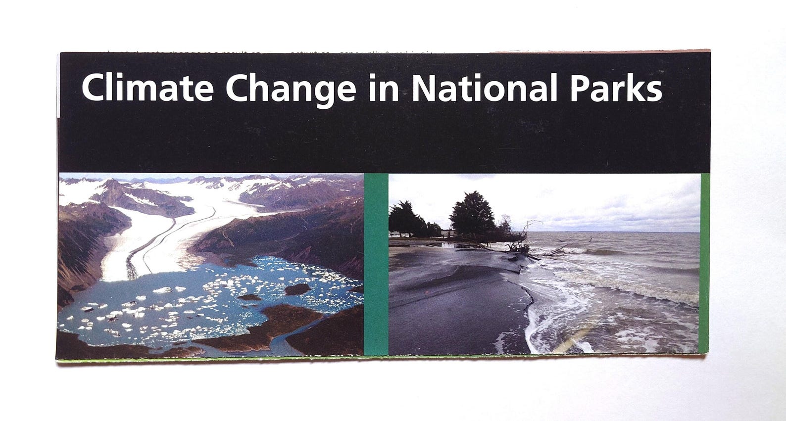 Climate Change in National Parks Official NPS Guide Map Brochure ...