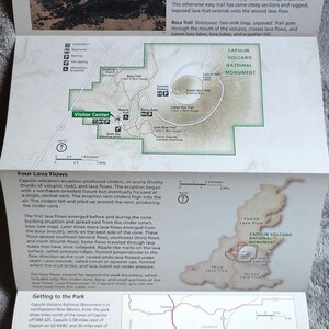 Capulin Volcano National Monument Official NPS Guide Map Brochure ...