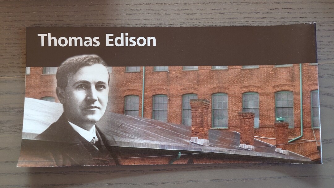 Thomas Edison National Historical Park Official NPS Map Guide Brochure ...