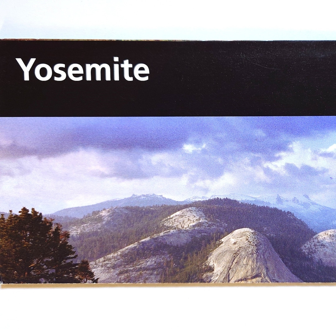 Official Guide Yosemite National Park NPS Map Brochure National Parks ...