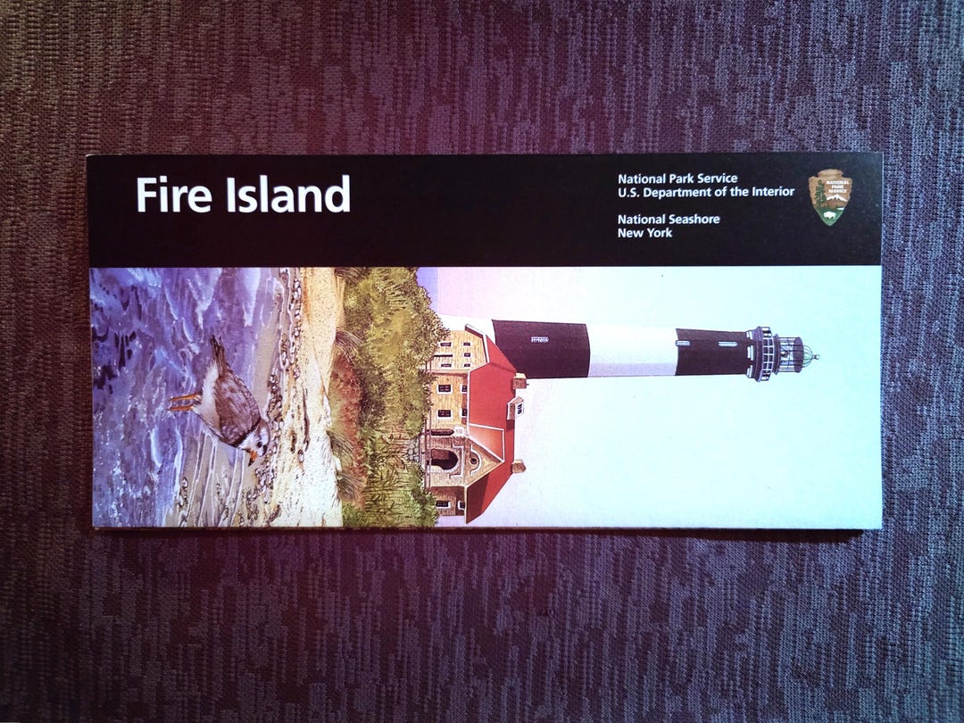 Fire Island National Seashore Official NPS Guide Map Brochure National ...