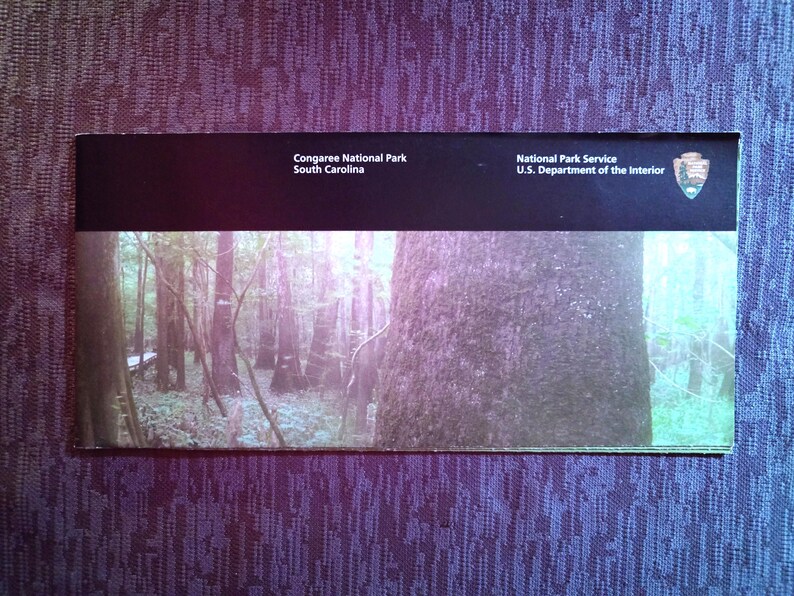 Congaree National Park Official NPS Guide Map Brochure National Parks ...