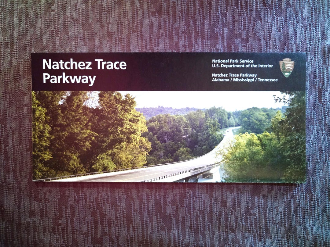 Natchez Trace Parkway Official NPS Guide Map Brochure National Parks ...
