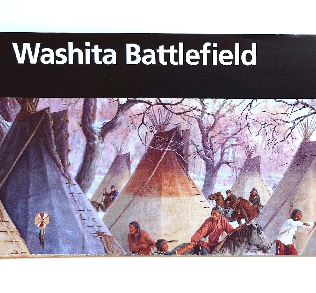 Official NPS Map Washita Battlefield National Historic Site Brochure ...