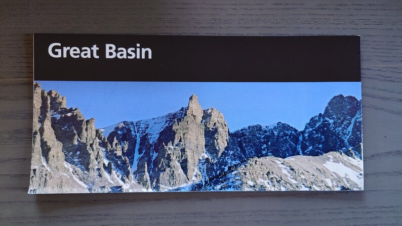 Great Basin National Park Official NPS Map Guide Brochure National ...