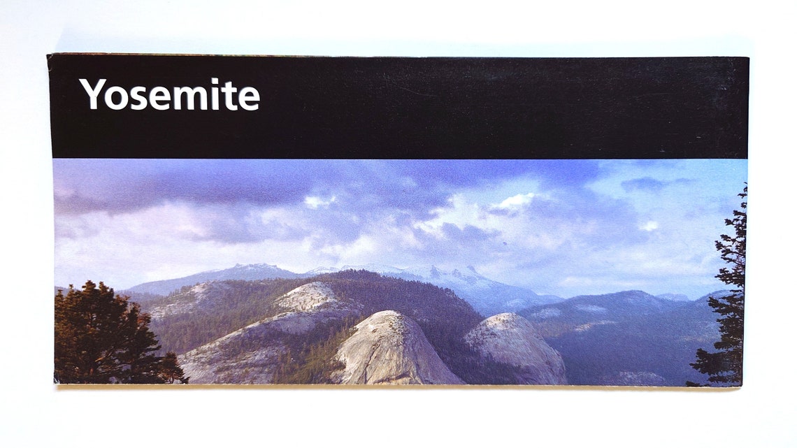 Official Guide Yosemite National Park NPS Map Brochure National Parks ...