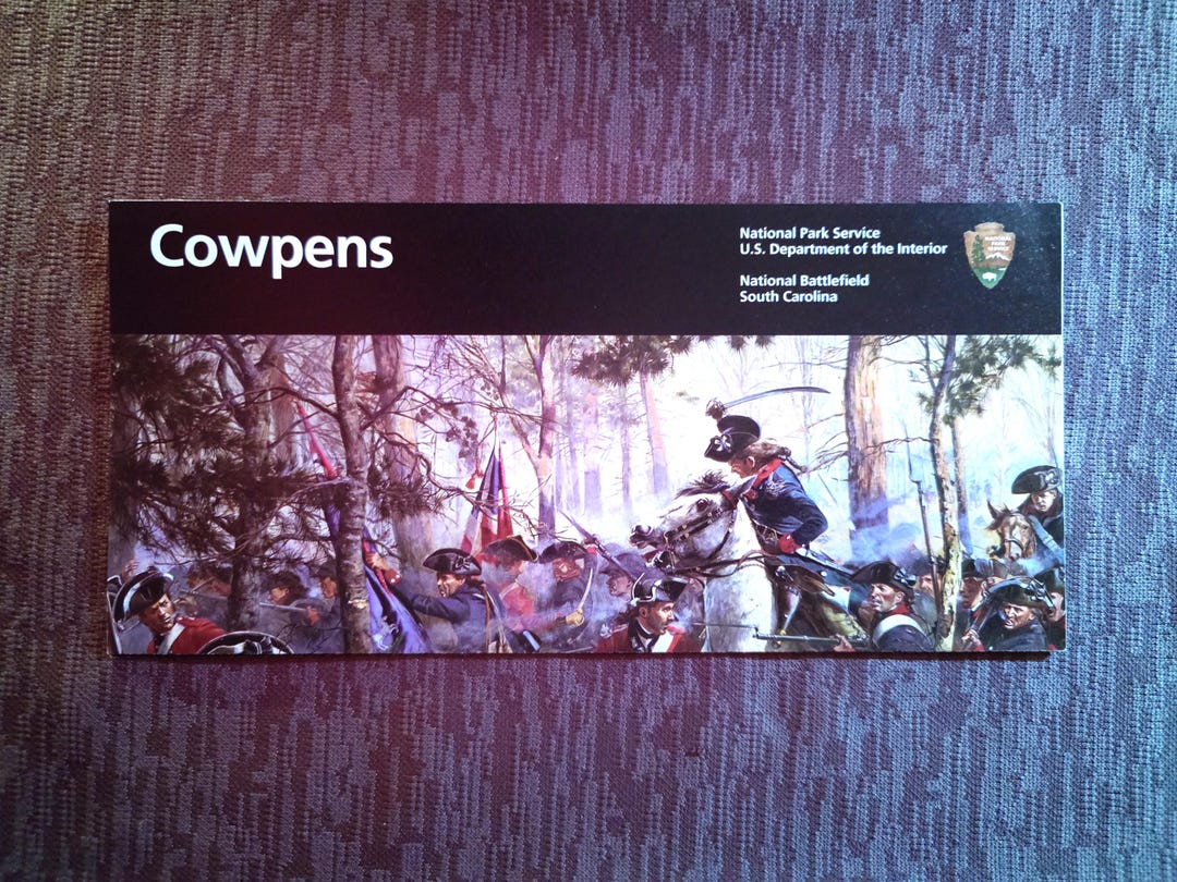 Cowpens National Battlefield Official NPS Guide Map Brochure National ...