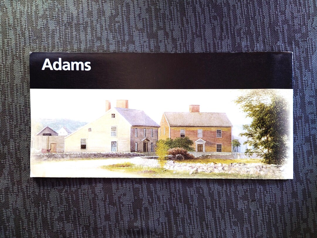 Adams National Historical Park Official NPS Guide Map Brochure National ...