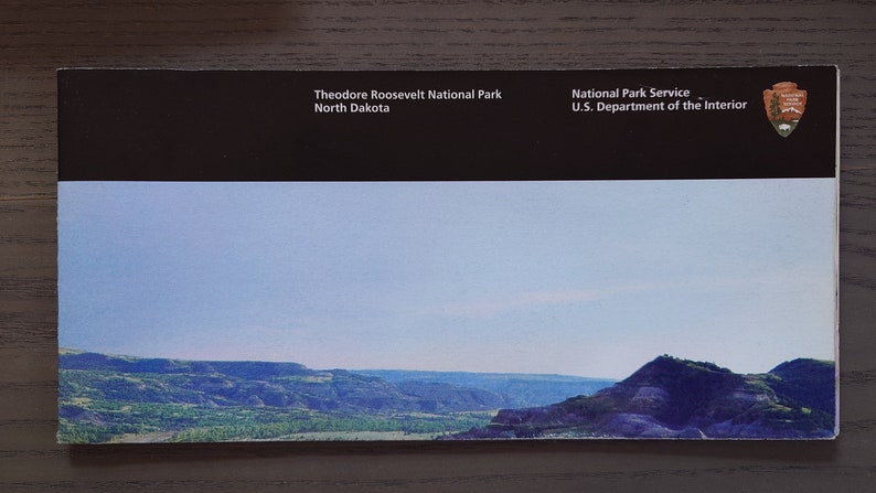Theodore Roosevelt National Park Official NPS Map Guide Brochure ...
