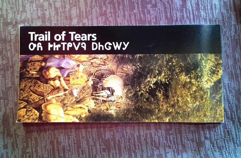 Trail of Tears National Historic Trail Official NPS Guide Map Brochure ...