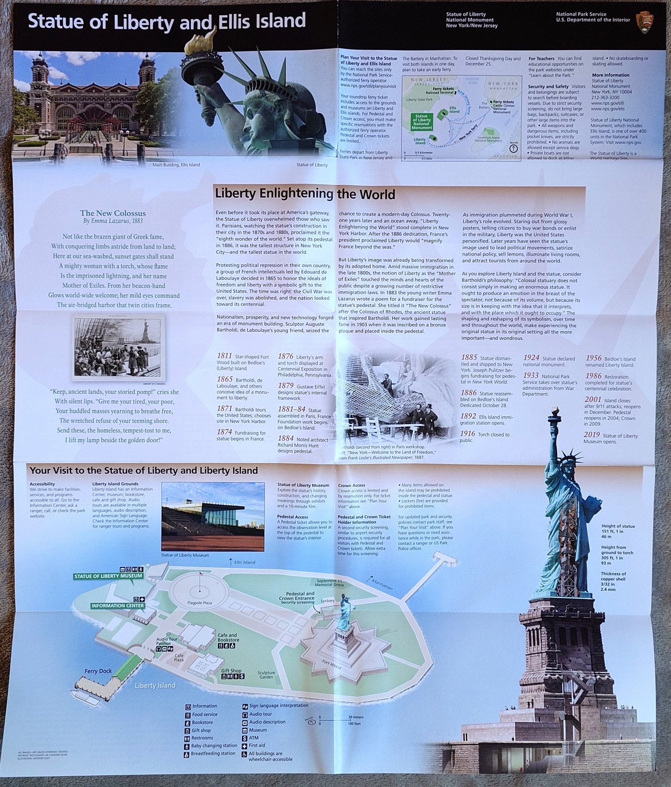 Statue of Liberty & Ellis Island National Monument Official NPS Guide ...