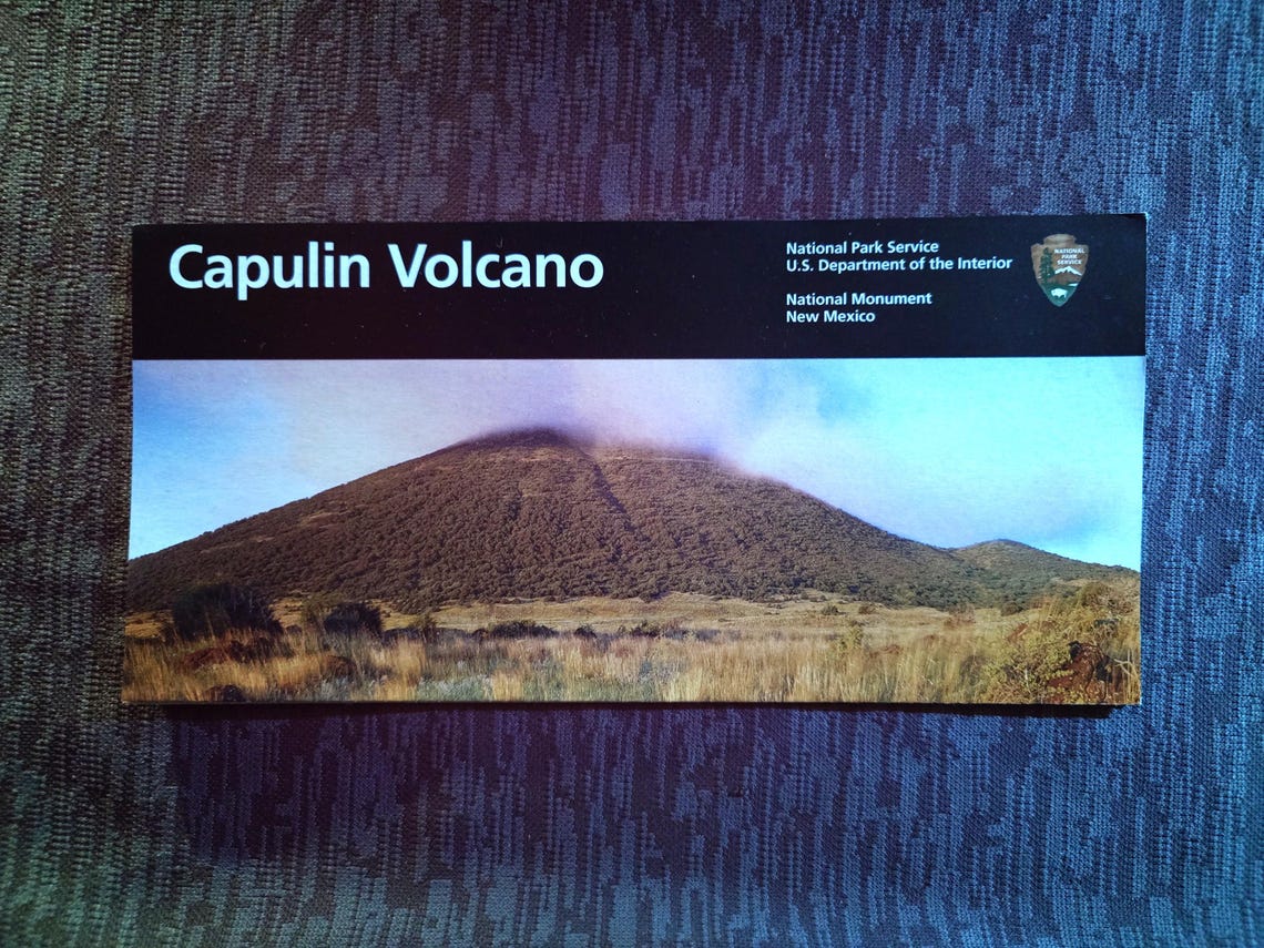 Capulin Volcano National Monument Official NPS Guide Map Brochure ...