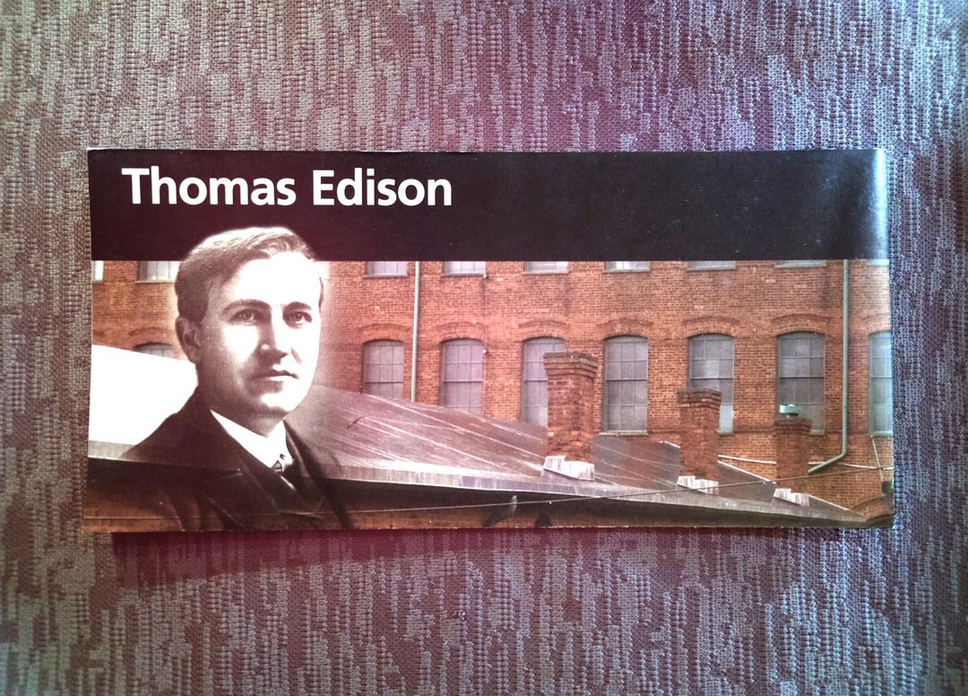 Thomas Edison National Historical Park Official NPS Guide Map Brochure ...