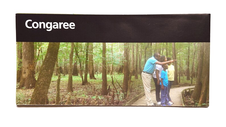 Official Guide Congaree National Park NPS Map Brochure National Parks ...