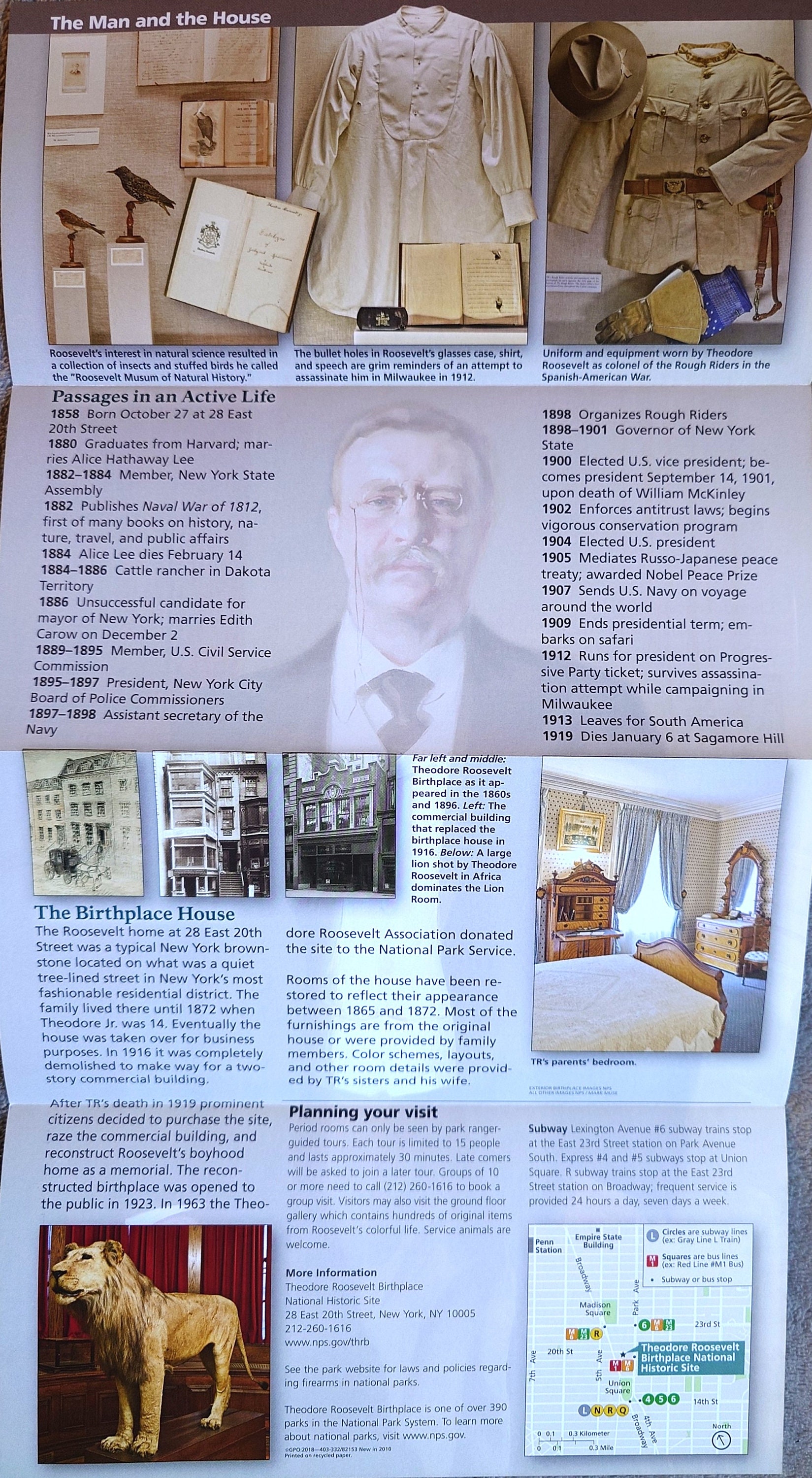 Theodore Roosevelt Birthplace National Historic Site Official NPS Guide ...