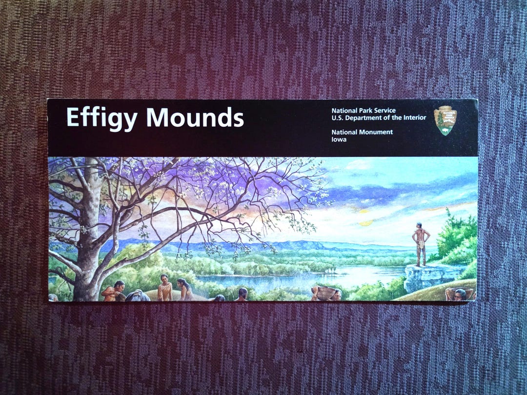 Effigy Mounds National Monument NPS Map Brochure National Parks America ...
