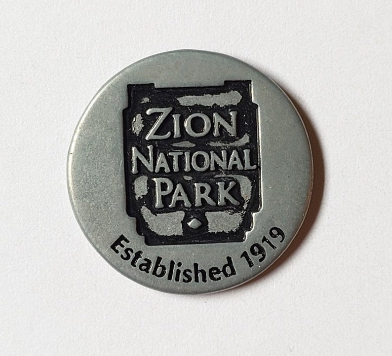 Official NPS Token Zion National Park Angels Landing Collectible Coin ...