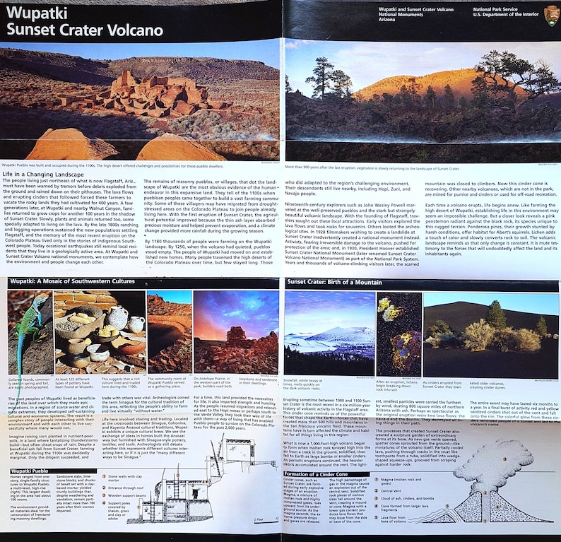 Sunset Crater Volcano & Wupatki National Monuments Official NPS Guide ...