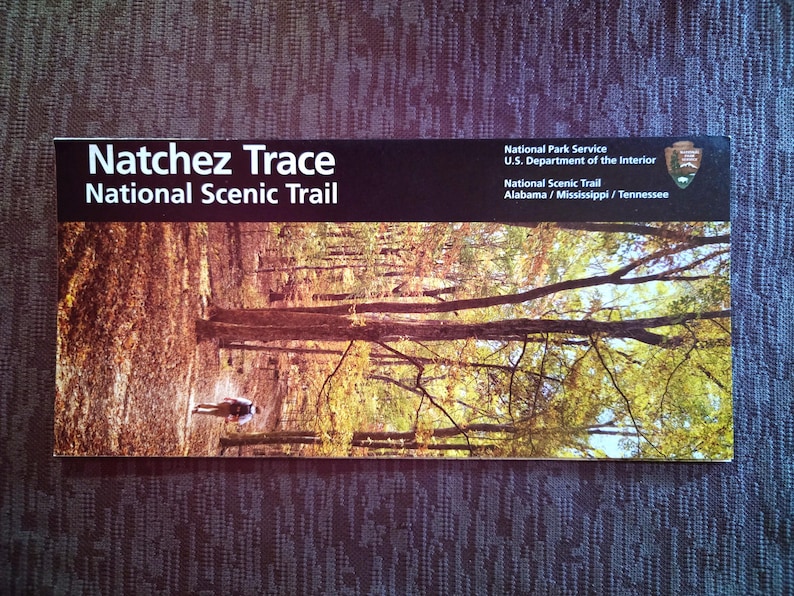 Natchez Trace National Scenic Trail Official NPS Guide Map Brochure ...