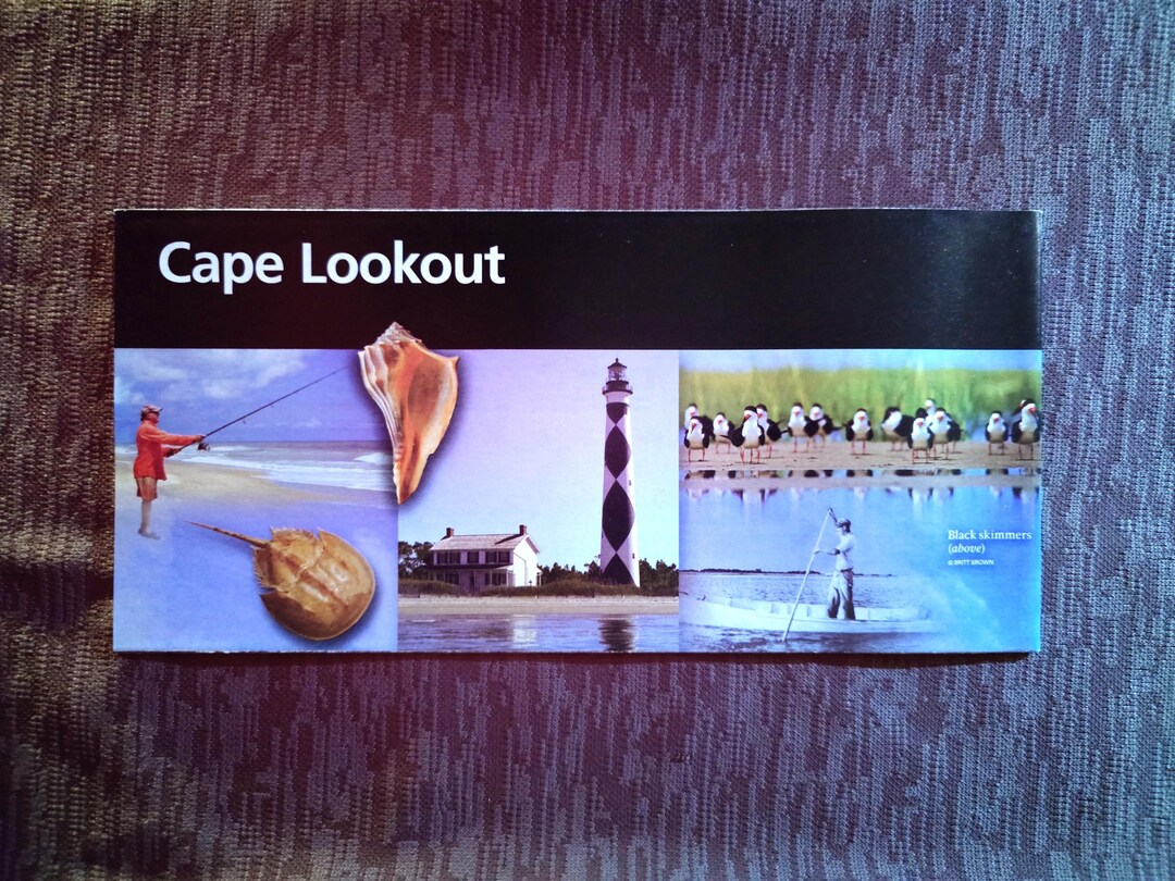Cape Lookout National Seashore Official NPS Guide Map Brochure National ...