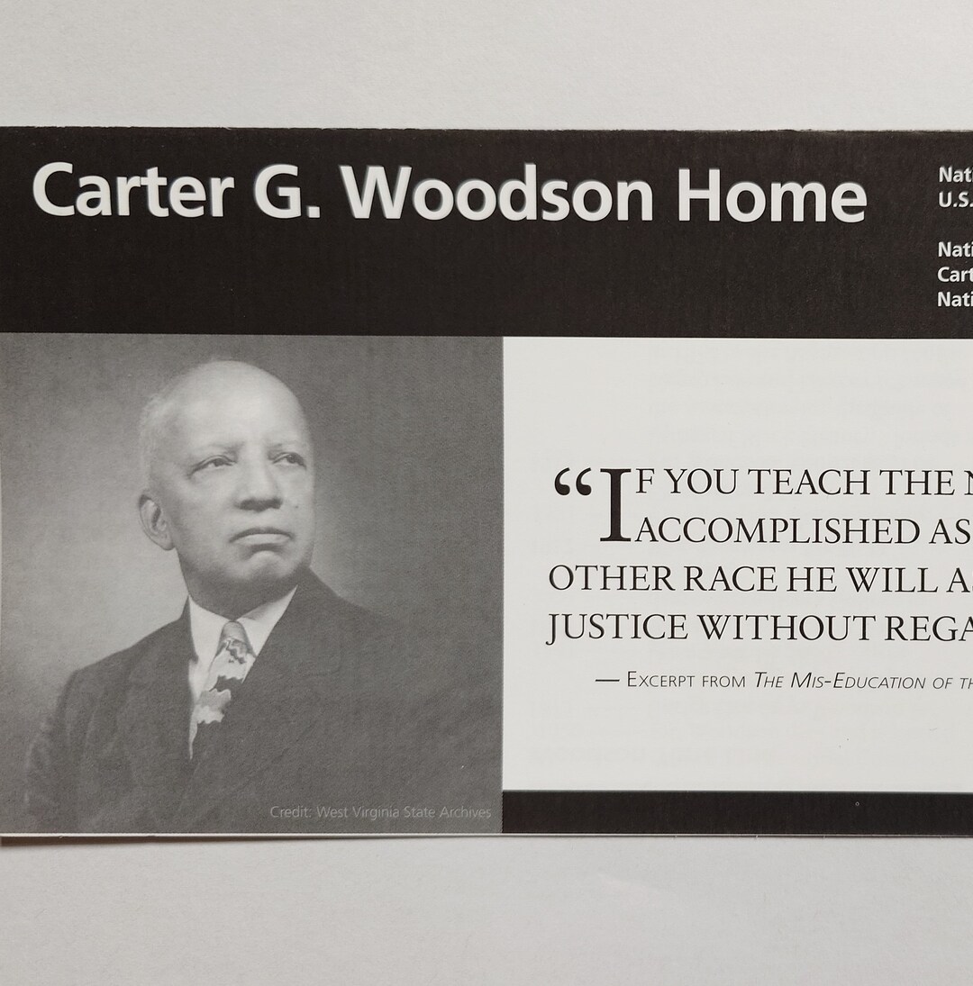 Official NPS Map Carter G. Woodson Home National Historic Site Brochure ...