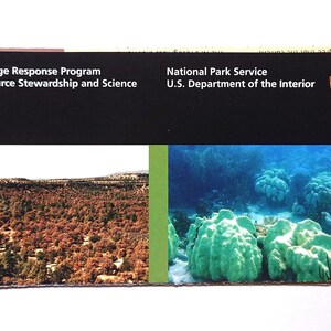 Climate Change in National Parks Official NPS Guide Map Brochure ...