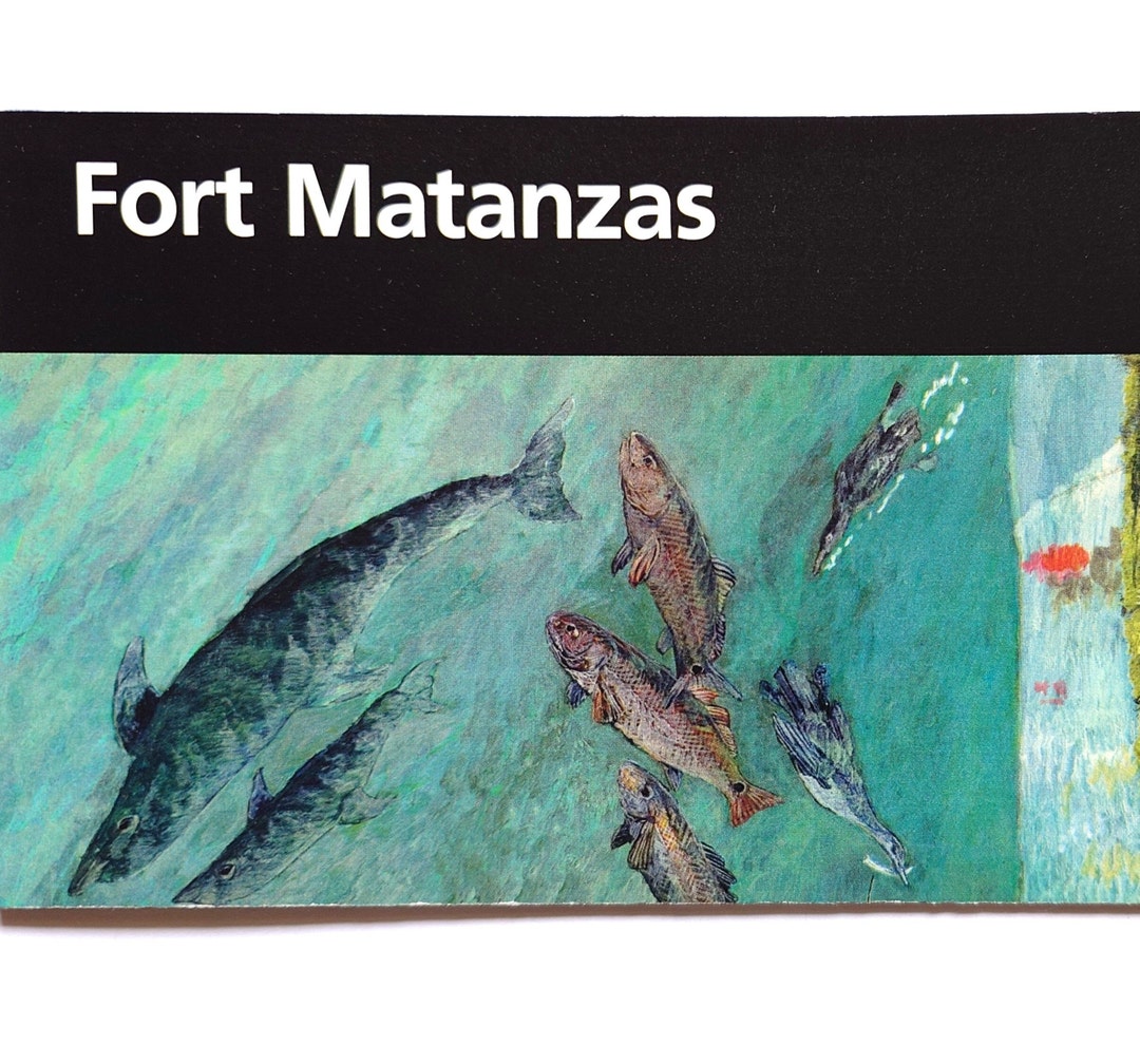 Official Guide Fort Matanzas National Monument NPS Map Brochure ...