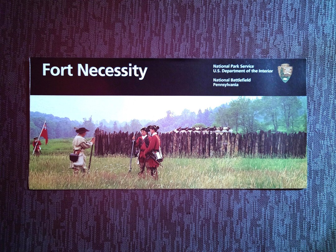Fort Necessity National Battlefield Official NPS Guide Map Brochure ...