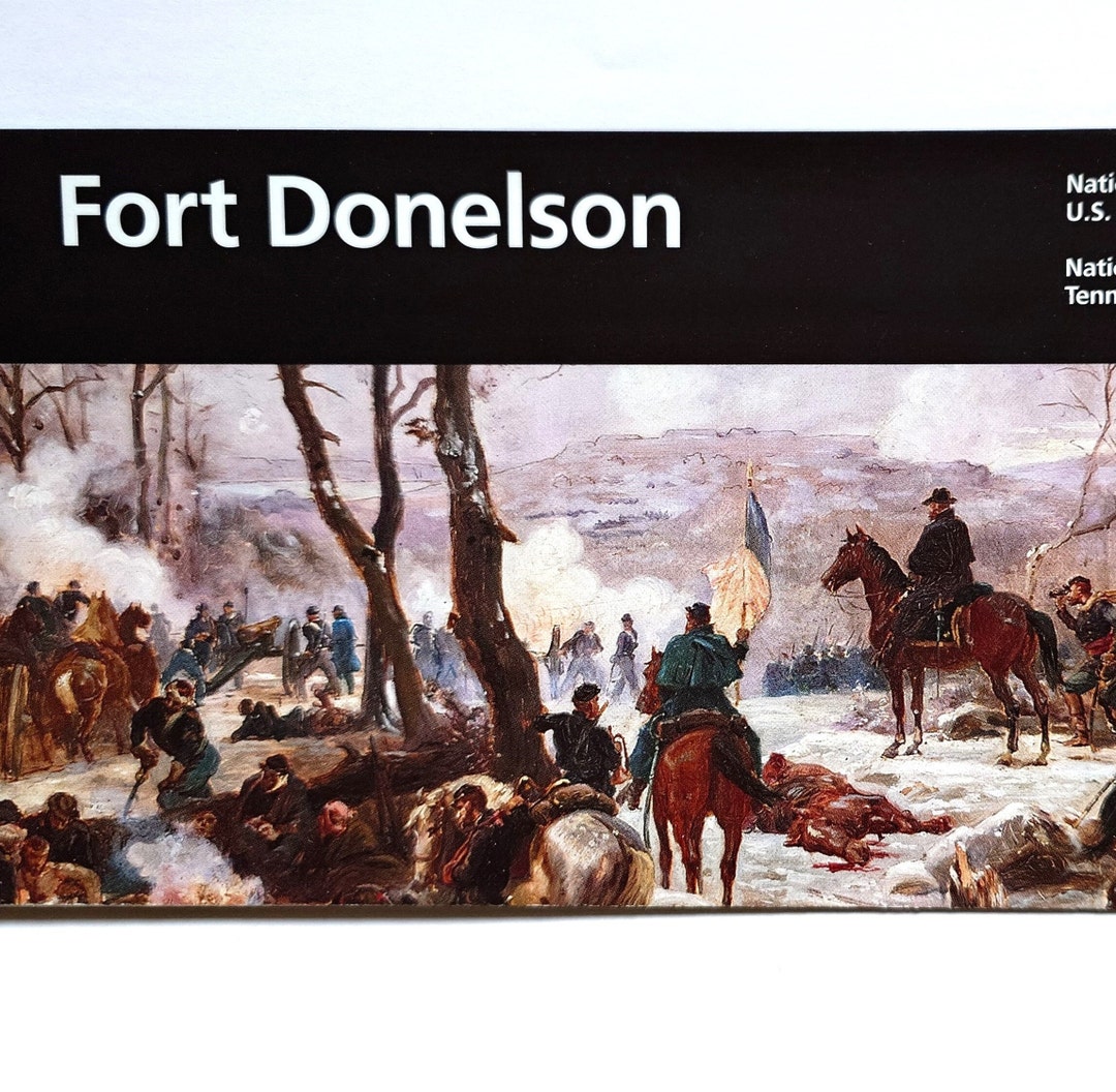 Official Guide Fort Donelson National Battlefield NPS Map Brochure ...