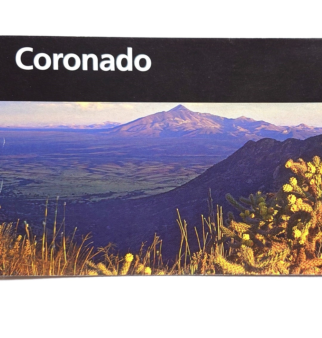 Official NPS Map Coronado National Memorial Brochure National Parks ...