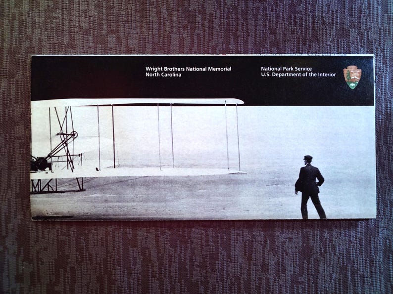 Wright Brothers National Memorial Official NPS Guide Map Brochure ...
